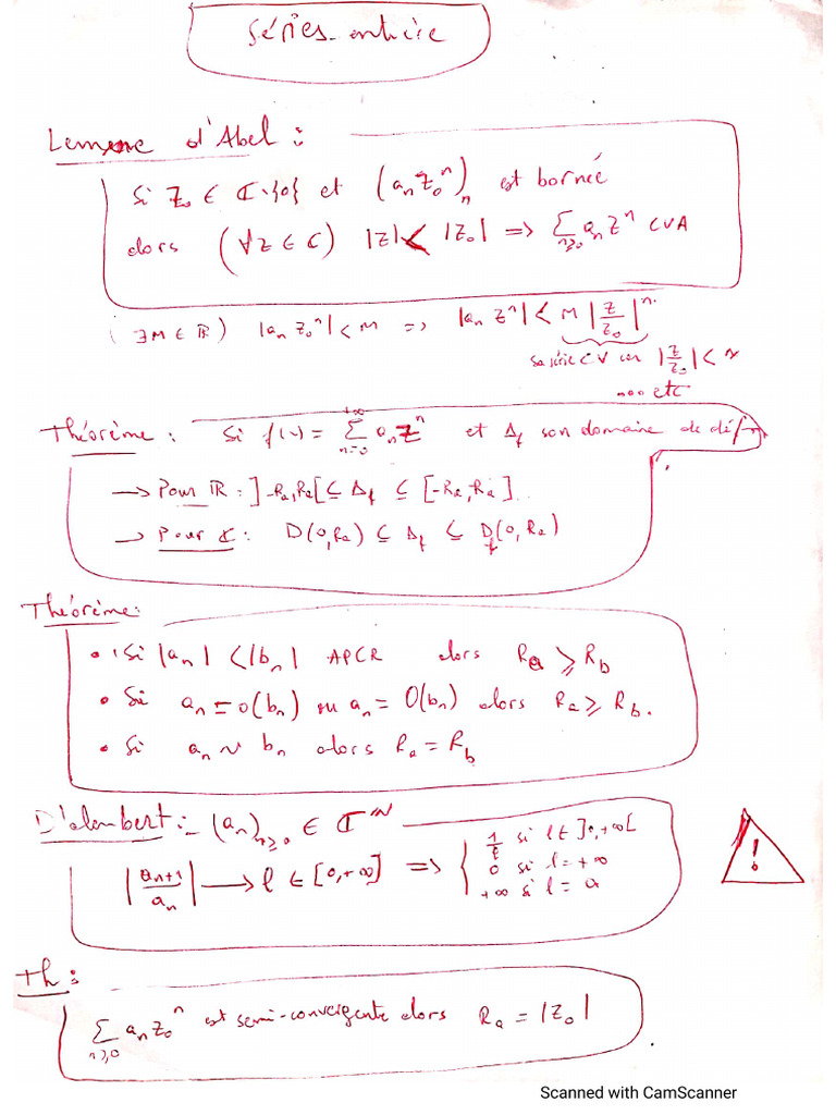 Series Entieres | PDF