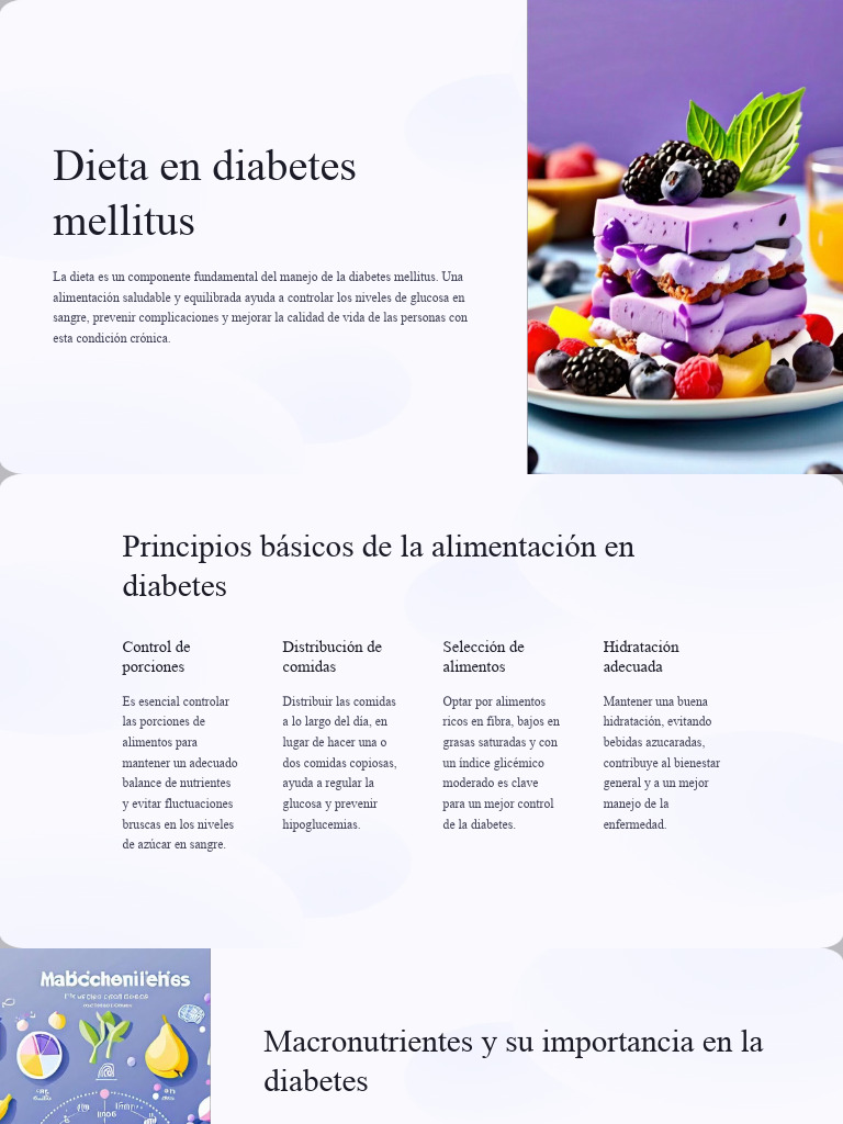 Dieta En Diabetes Mellitus Pdf Diabetes Hipoglucemia