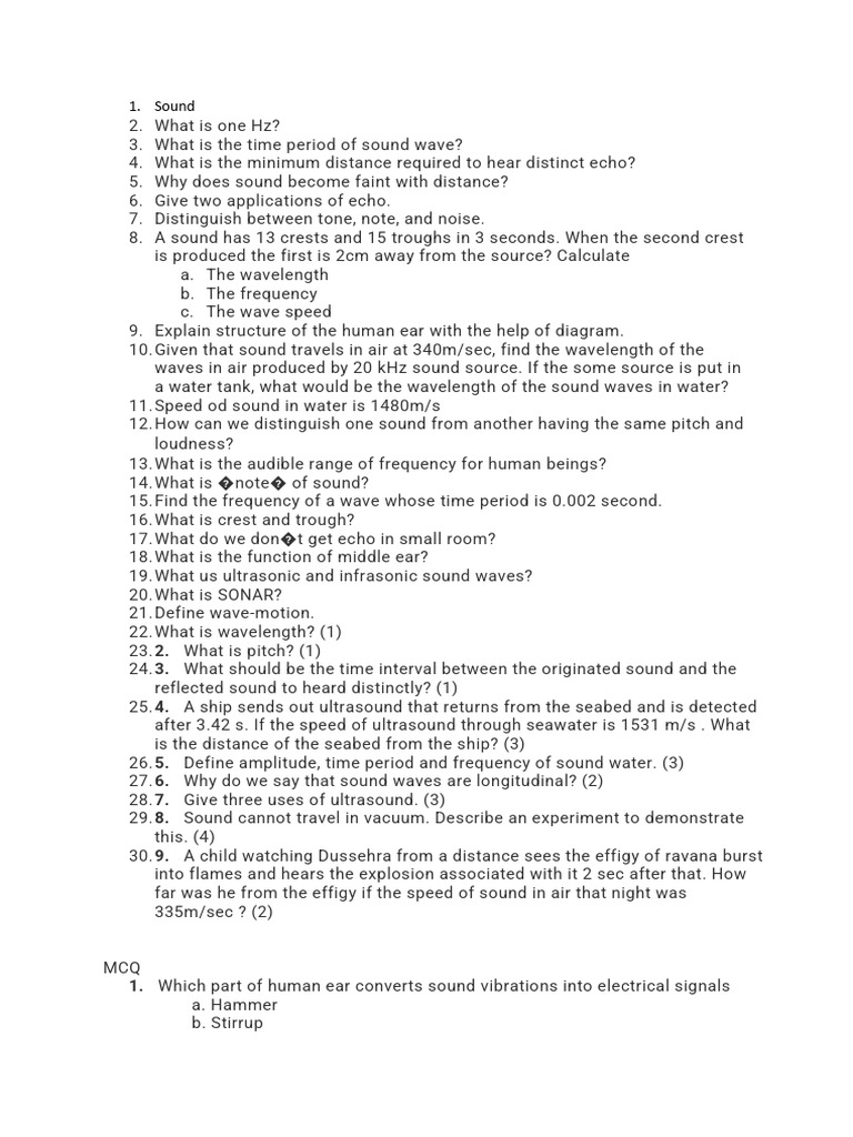 Sound Pdf Sound Molecules