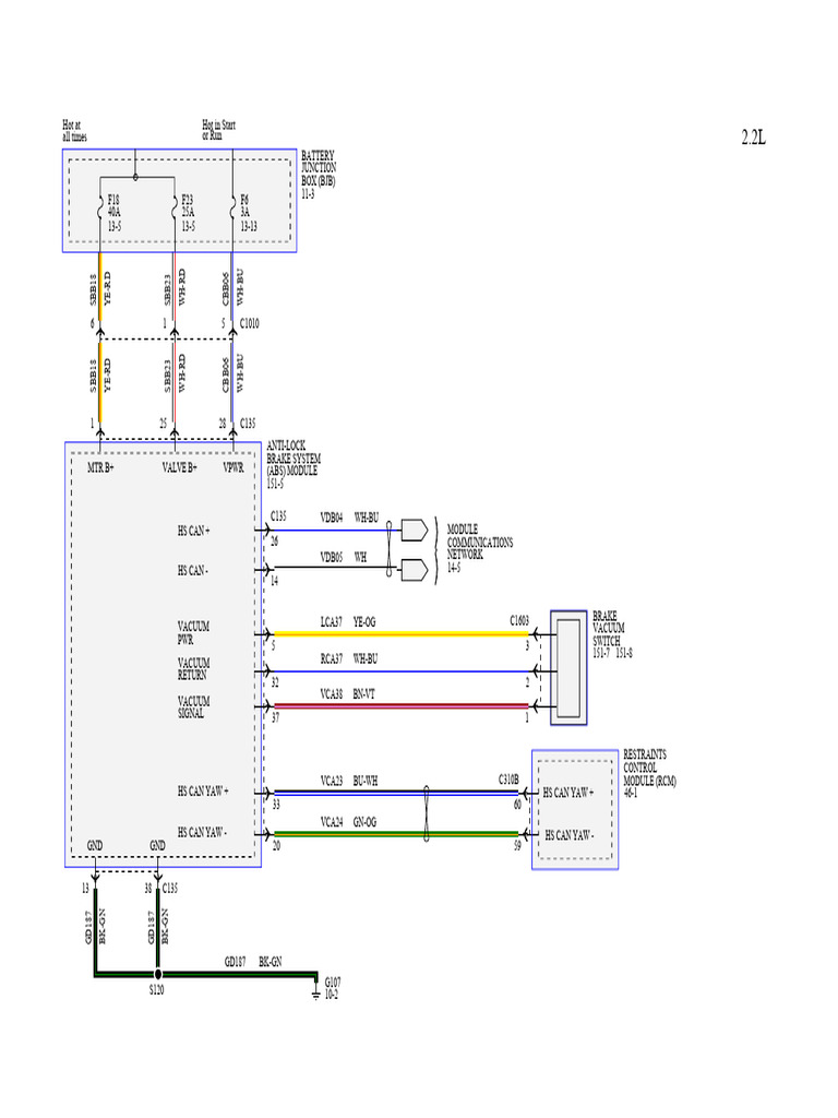 WABCO ABS ECU Wiring Overview | PDF | Anti Lock Braking System | Brake