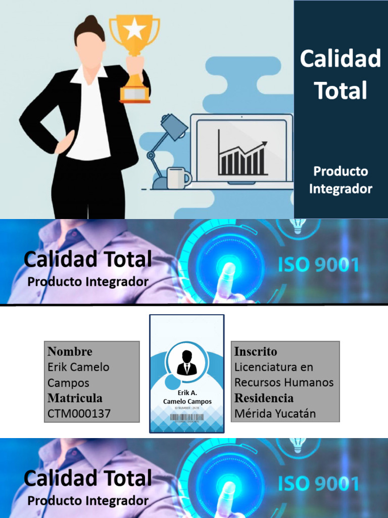 Actividad Integradora Calidad Total | PDF | Calidad (comercial) | Business