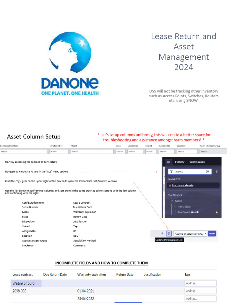 2024 Lease Return & Asset Management Guide | PDF | Computing | Computer Science