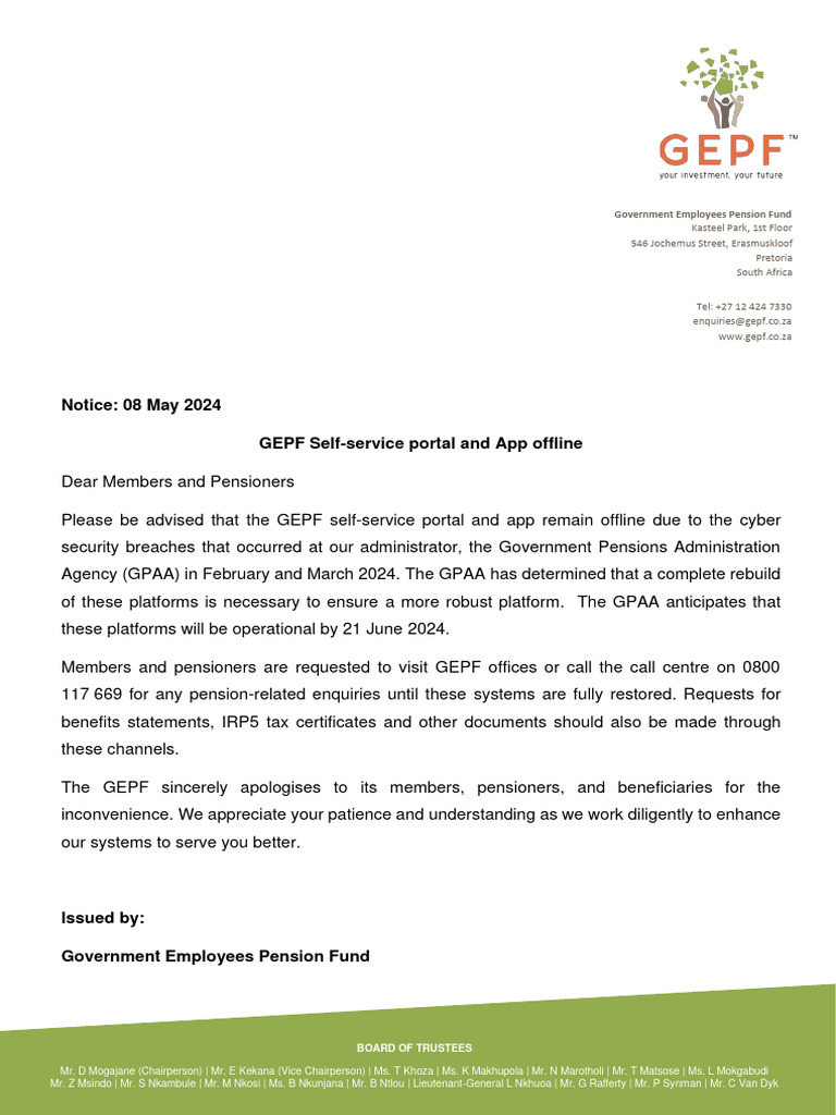 Notice SelfService Offline MM Final | PDF