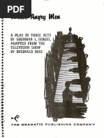 Twelve Angry Jurors Script | PDF | Reasonable Doubt | Justice