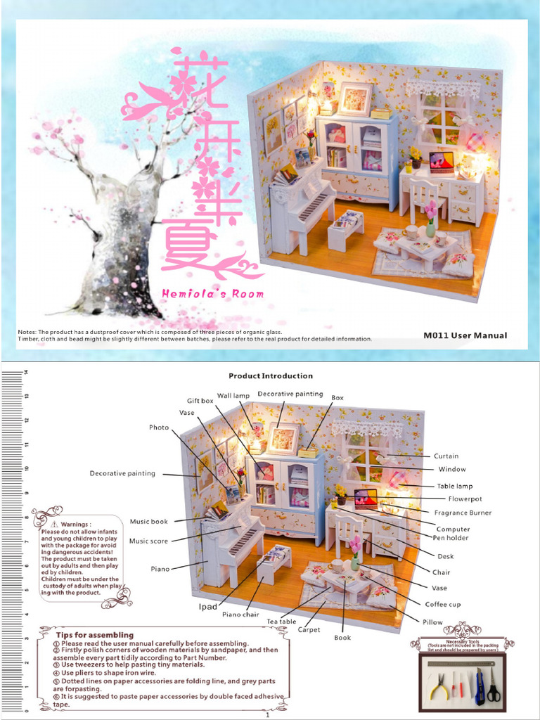 m011 Hemiola's Room Toy Assembly Instructions | PDF