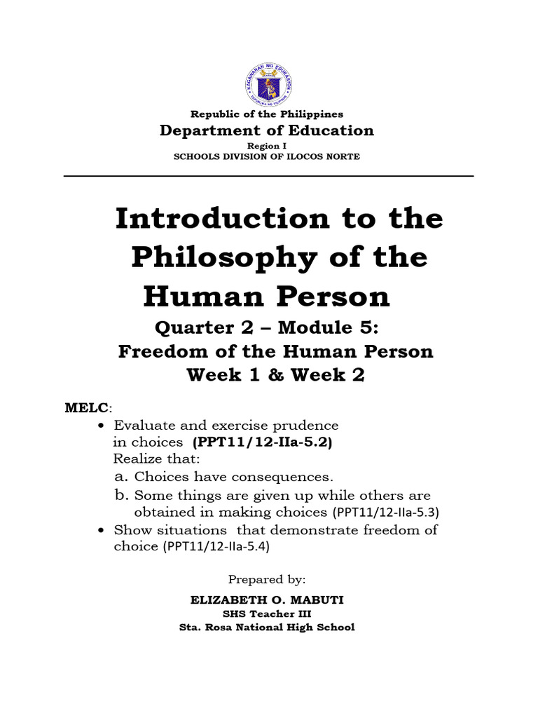 INTRO-PHILOSOPHY-11-Q2-Mod5-Week1&2-MELC1-3-MOD-Mabuti-Elizabeth-1 ...