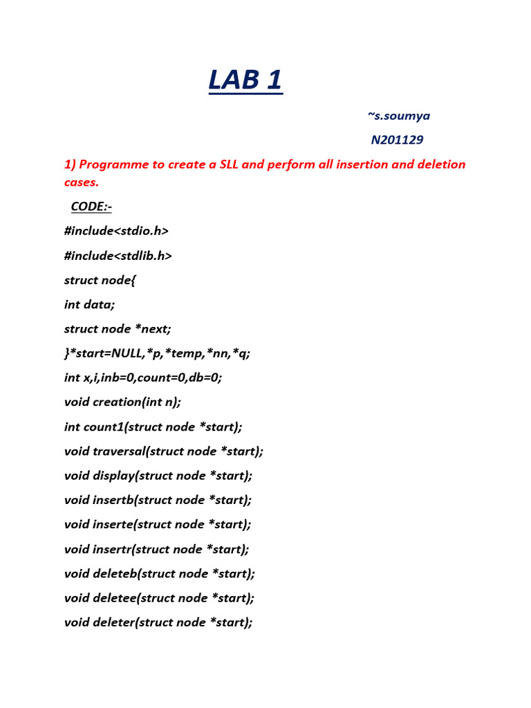 Lab 1 | PDF | Computer Standards | Computer Science