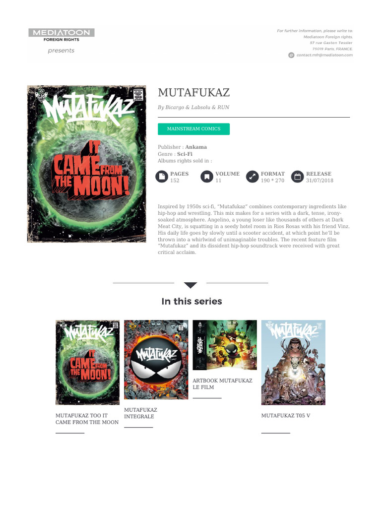 MUTAFUKAZ | PDF