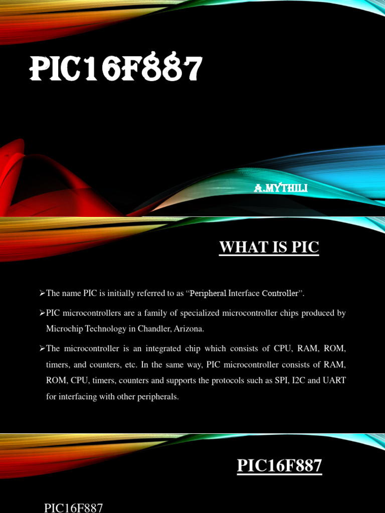 PIC16F887 INTRODUCTION | Download Free PDF | Microcontroller | Computer Architecture
