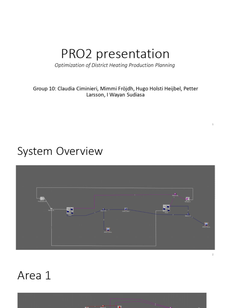 PRO2 Presentation: Optimization of District Heating Production Planning | PDF | Fuels ...