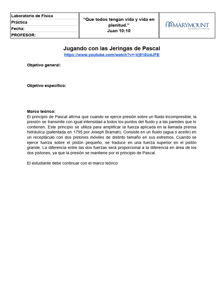 7. Jugando con las Jeringas de Pascal | Descargar gratis PDF | Física ...