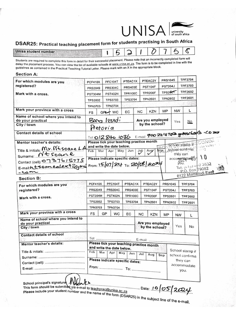 PDF Placement Letter | PDF