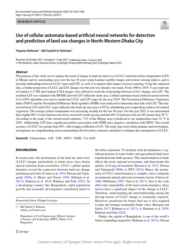 Use Of Cellular Automata Based Artificial Neural N Pdf Infrared Accuracy And Precision