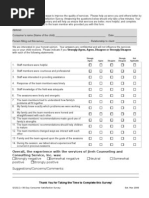 The Client Satisfaction Questionnaire (CSQ-8) | PDF | Psychological ...