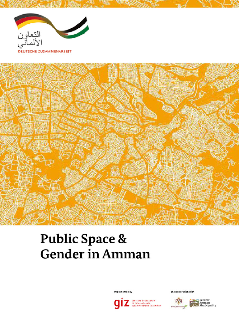 Giz2021 0031en Public Space Gender Amman Jordan | PDF | Survey ...