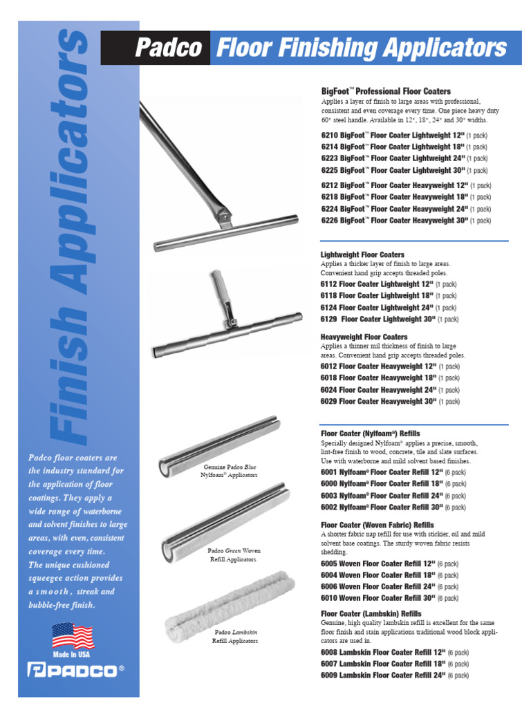 Padco Floor Tools Catalog 03 2015 | PDF | Knife | Coating