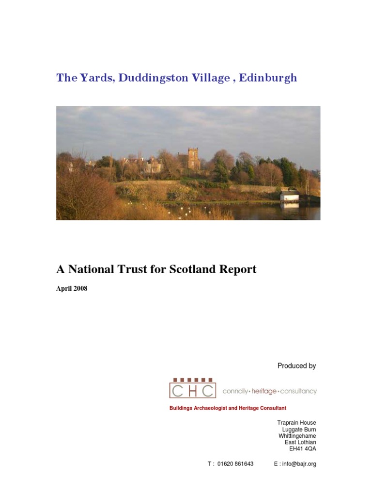 The Yards, Duddingston Village, Edinburgh | PDF | Window | Framing ...