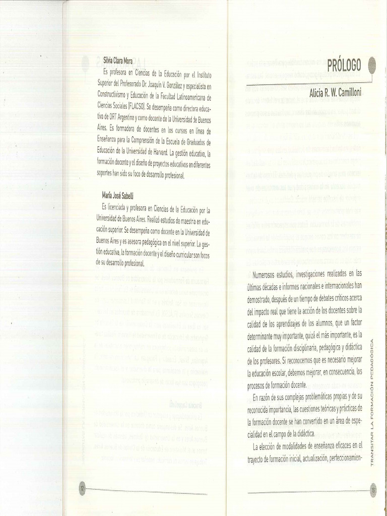 Anijovich y Otros - TRANSITAR LA FORMACION PEDAGOGICA-Pr+ Logo | PDF