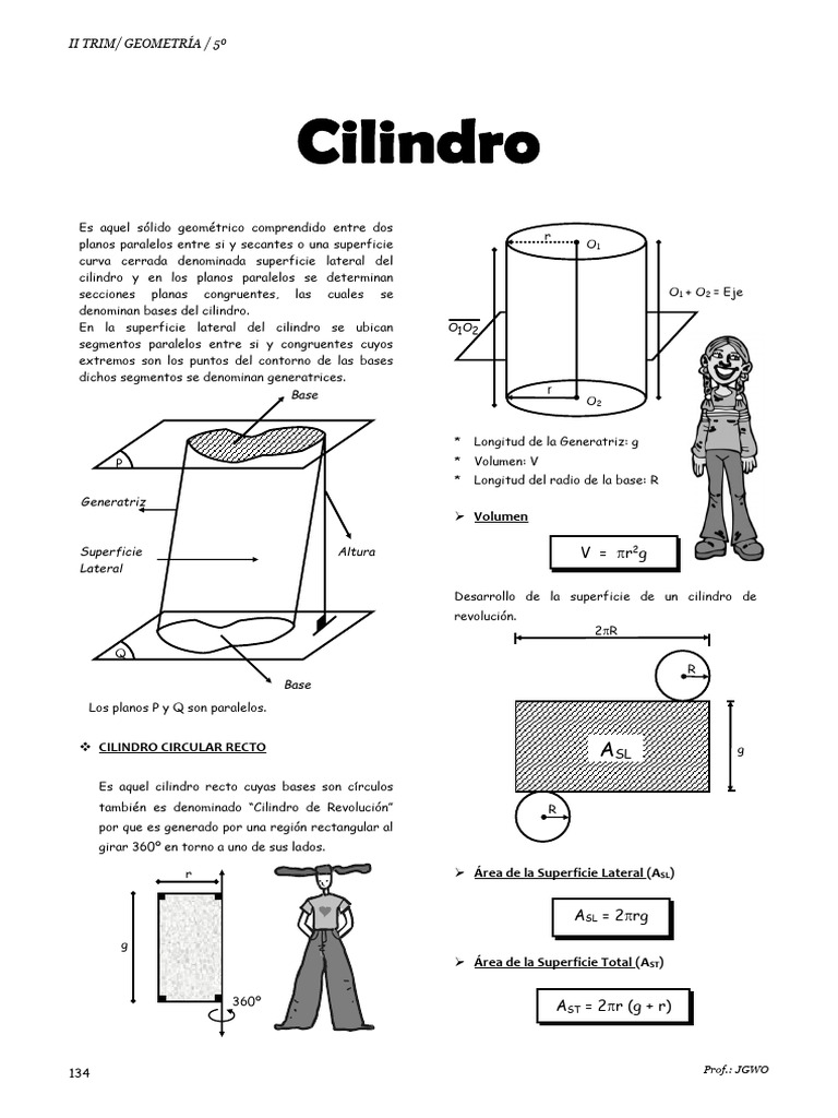 Cilindro | PDF | Objetos geométricos | Geometría
