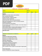 Checklist Cozinha 2025 | PDF | Culináriar | Preparação de alimentos e ...