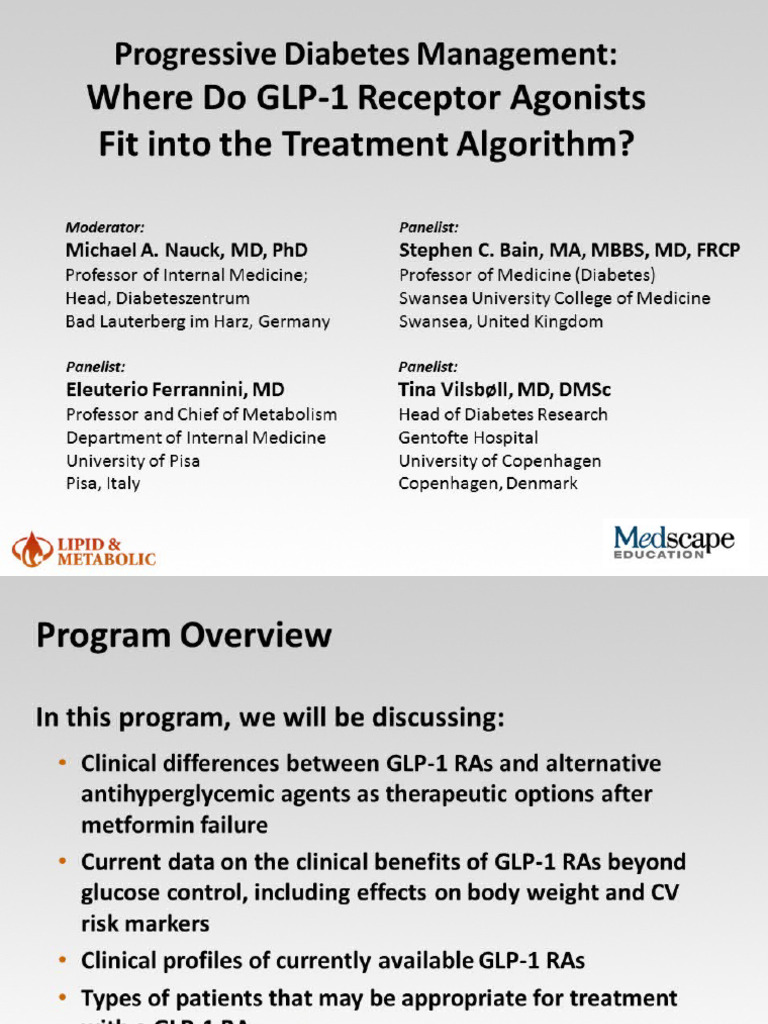 GLP-1 RA Clinical Use - Medscape 2012 | PDF