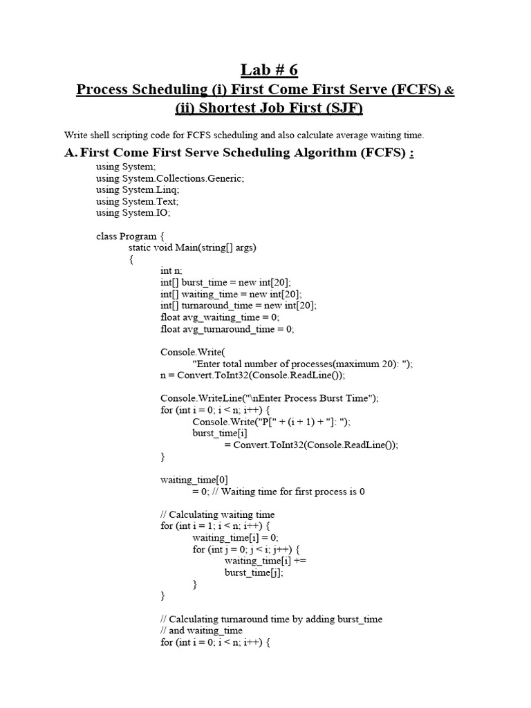 Lab 6 Pdf Computer Programming Computer Science 