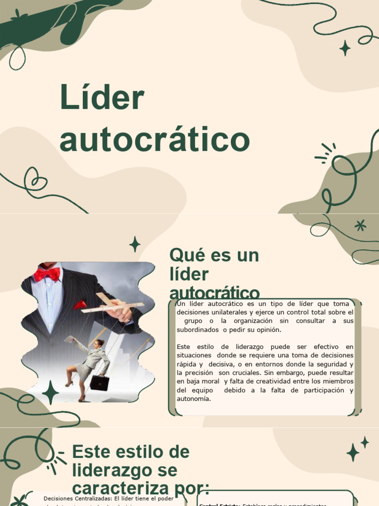 Líder Power Point | PDF | Liderazgo | Toma de decisiones por consenso