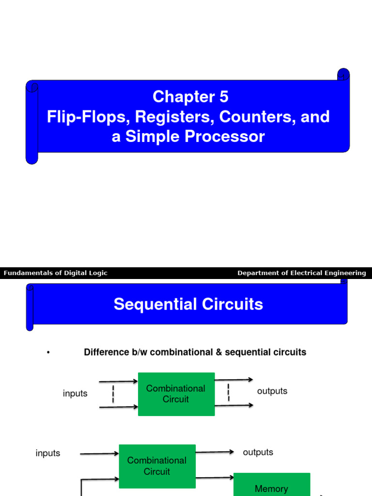 Chapter - 5 (3rd Edition) | PDF | Logic Gate | Electrical Circuits