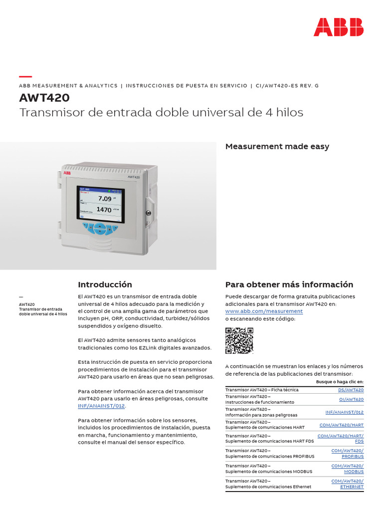 Ci Awt420-Es G | PDF | Relé | Residuos