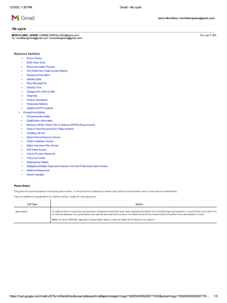 Scope of Support | PDF