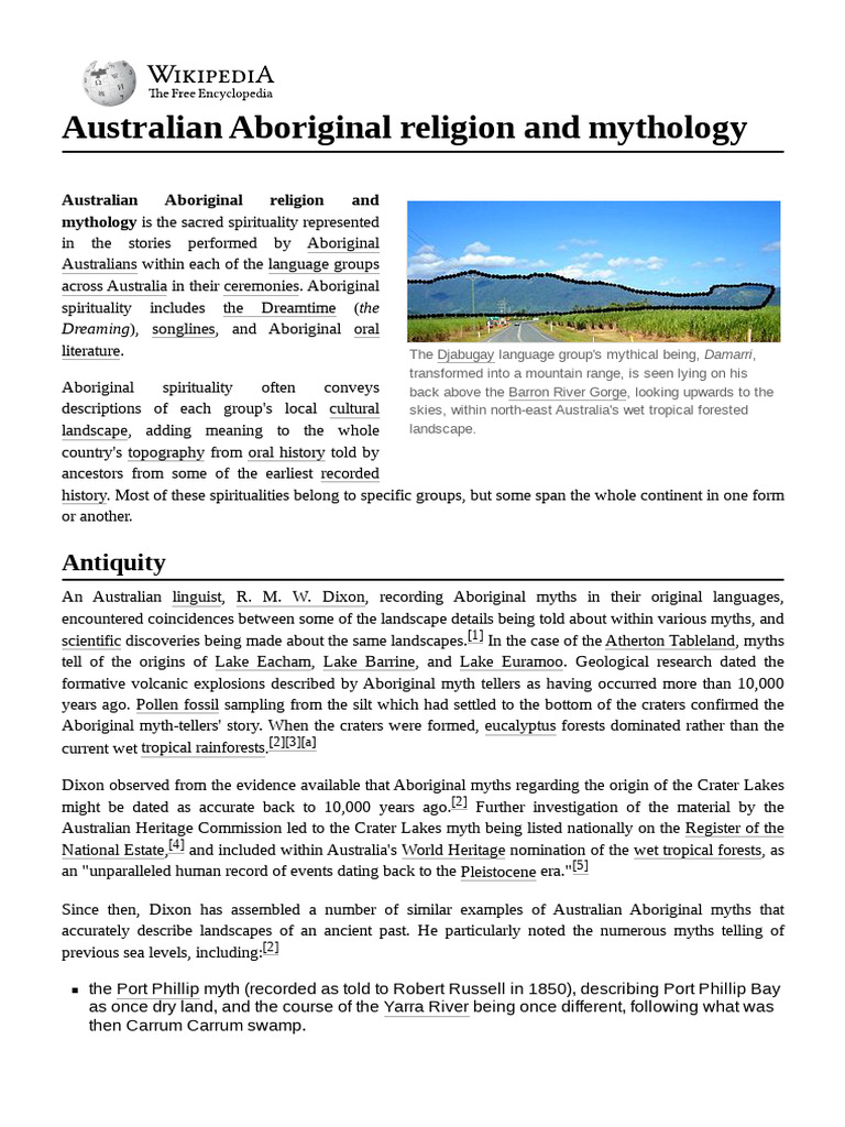 Australian_Aboriginal_religion_and_mythology | PDF