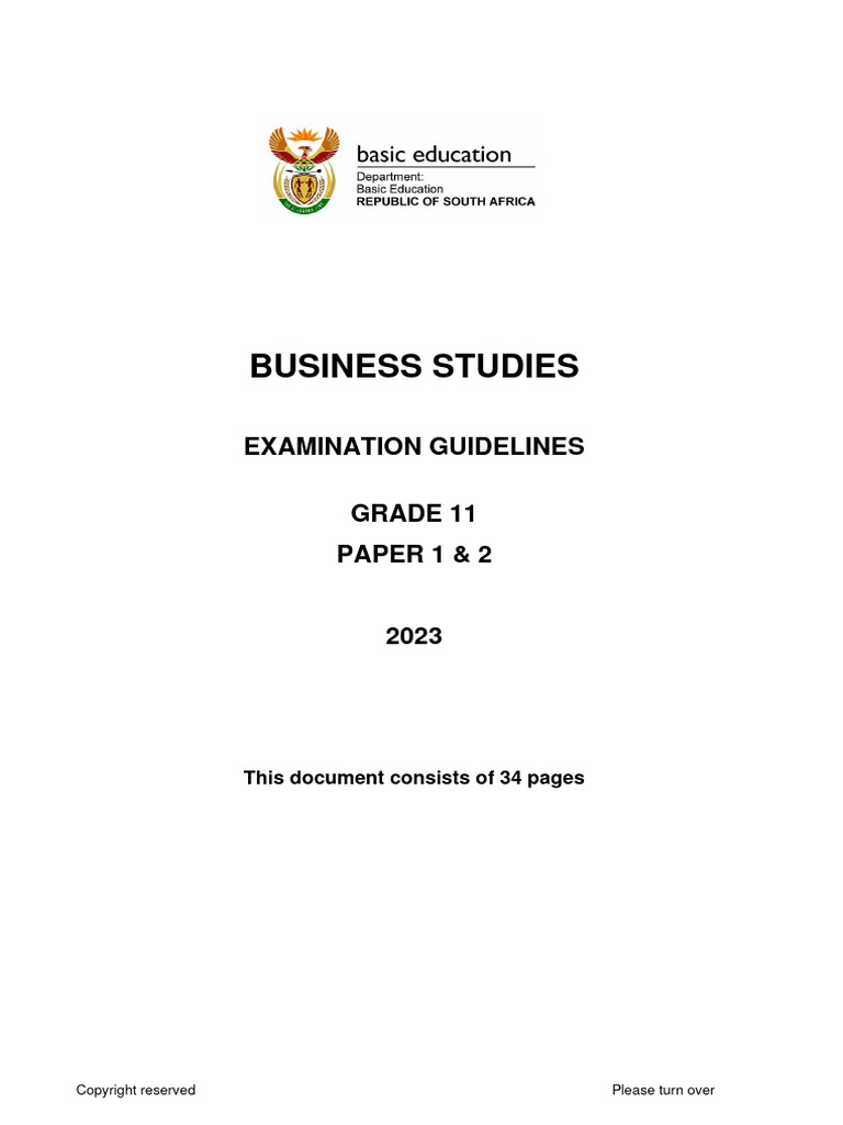 Grade 11 Examination Guidelines 2023 | Download Free PDF | Educational Assessment | Pricing