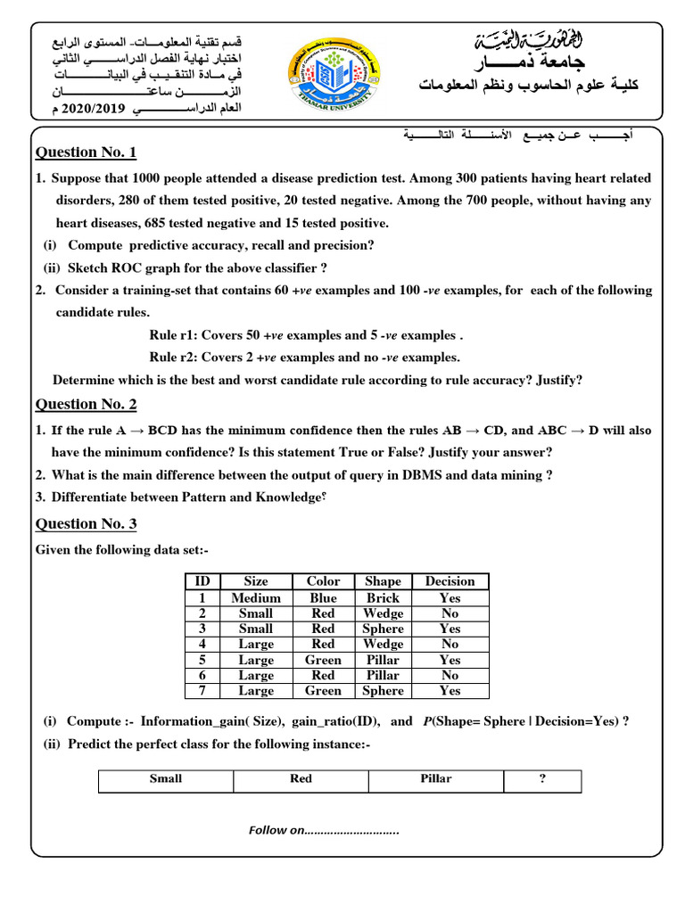 datamining_2020_p1 | Download Free PDF | Accuracy And Precision ...