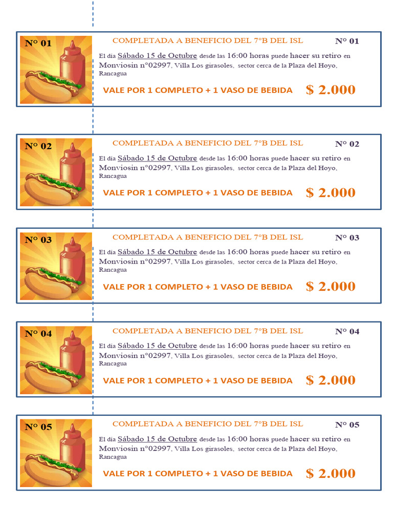 vale completada | PDF