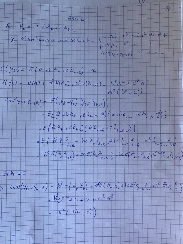 Correction TD1 MasterMBFI Exo2 Exo3 | PDF