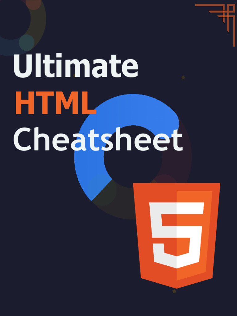Ultimate Html Cheatsheet For Web Developers Pdf