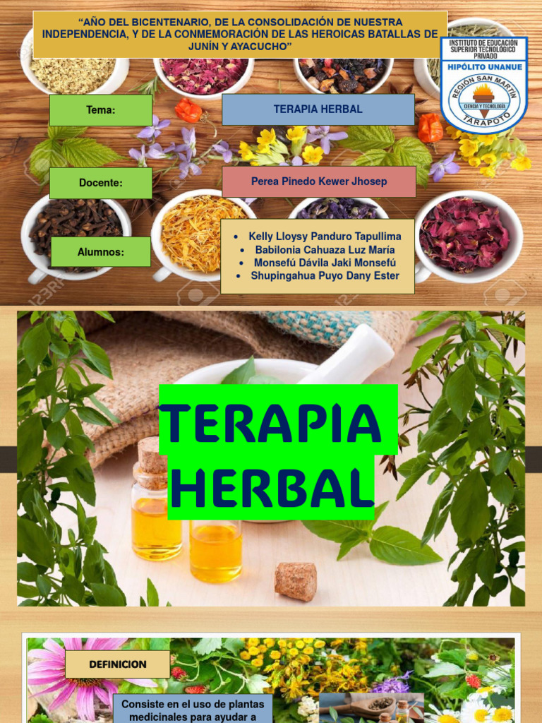 GRUPO 5 LKDJ | Descargar gratis PDF | Terapia | Plantas medicinales