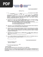 Izjava Poslodavca o Kalendaru Radnog Vremena Za Oca Koji Namjerava ...