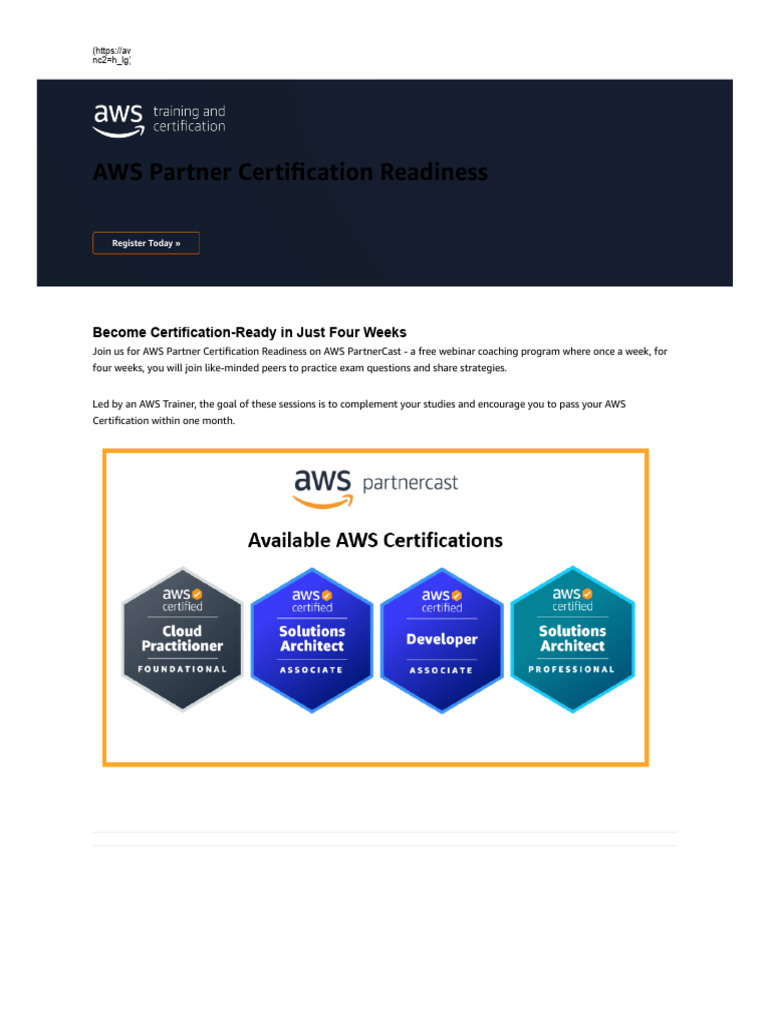 AWS Certification Journeys | PDF | Amazon Web Services | World Wide Web
