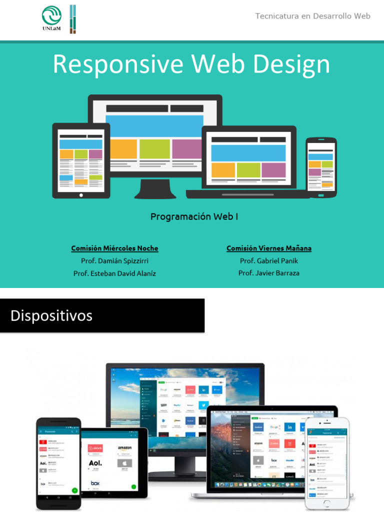 Unidad 03 Responsive Web Design Presentacion 1 | Descargar gratis PDF | Hojas de estilo en ...