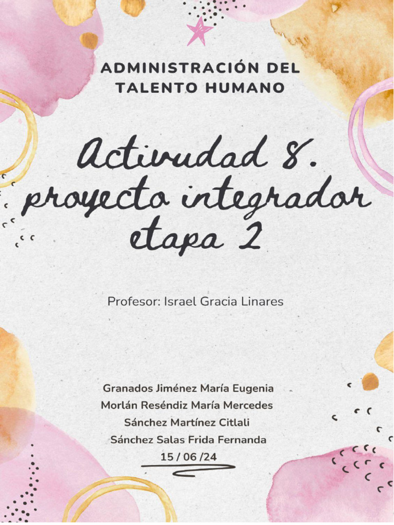 Actividad 8. Proyecto Integrador Etapa 2... F | PDF | Marketing | Business