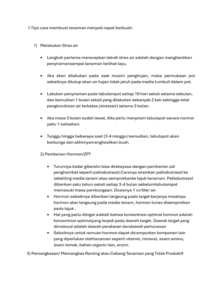 TPM 2 Tabulampot | PDF