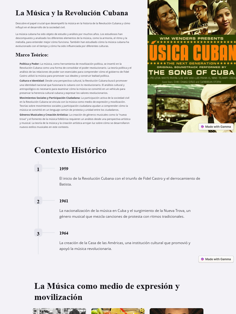 La Musica y La Revolucion Cubana 2 | PDF | Cuba | Revolución cubana