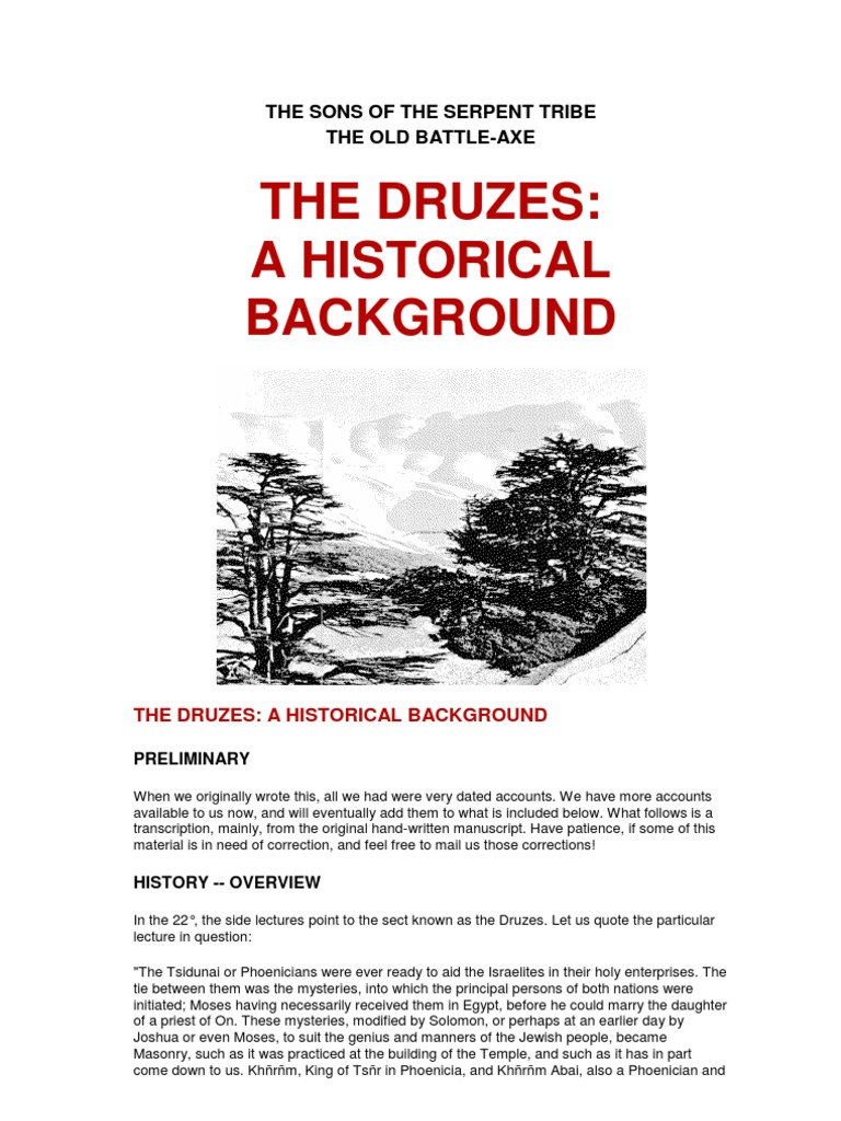 Druzes: Historical Overview and Influence | PDF | Druze | Tawhid