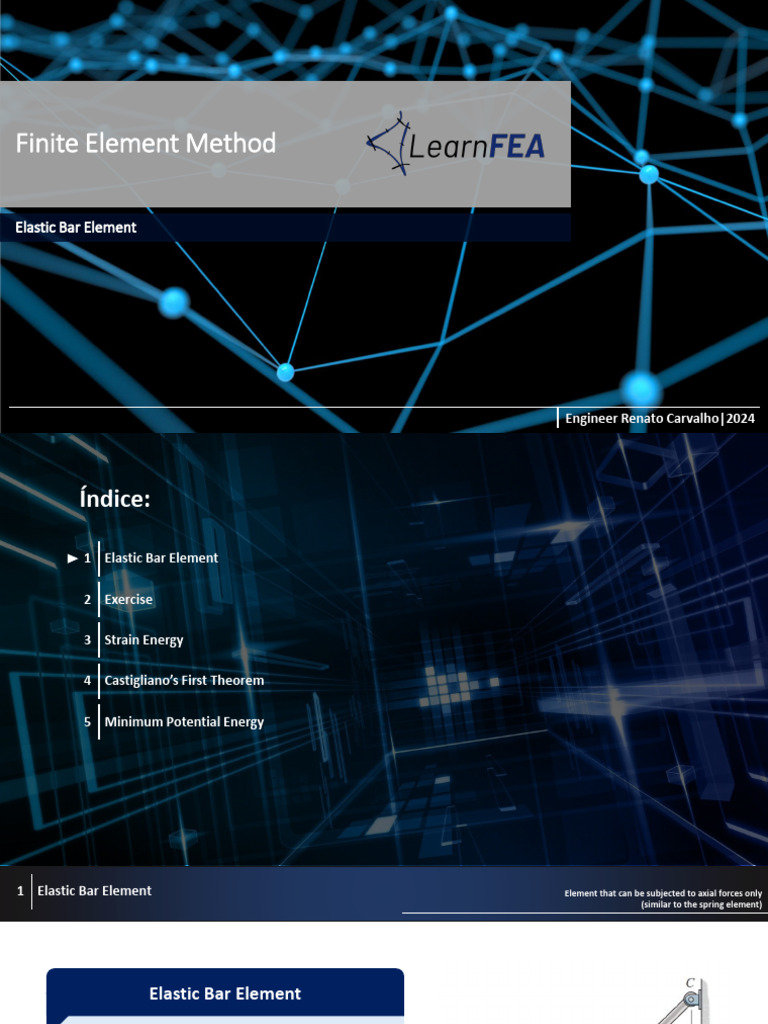 Module 3 - Elastic Bar Element | PDF | Deformation (Engineering) | Elasticity (Physics)