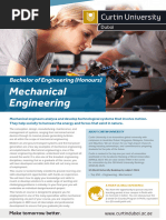 BEngTech in Mechanical Engineering Overview | PDF | Engineering ...