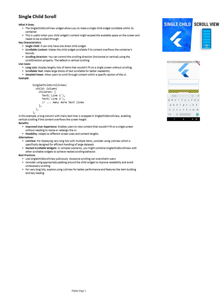 Single Child Scroll | PDF