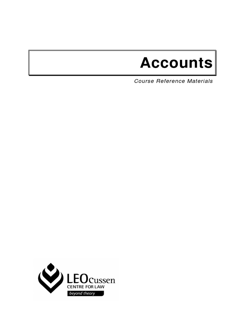 Accounts c2 | PDF | Copyright | Cheque
