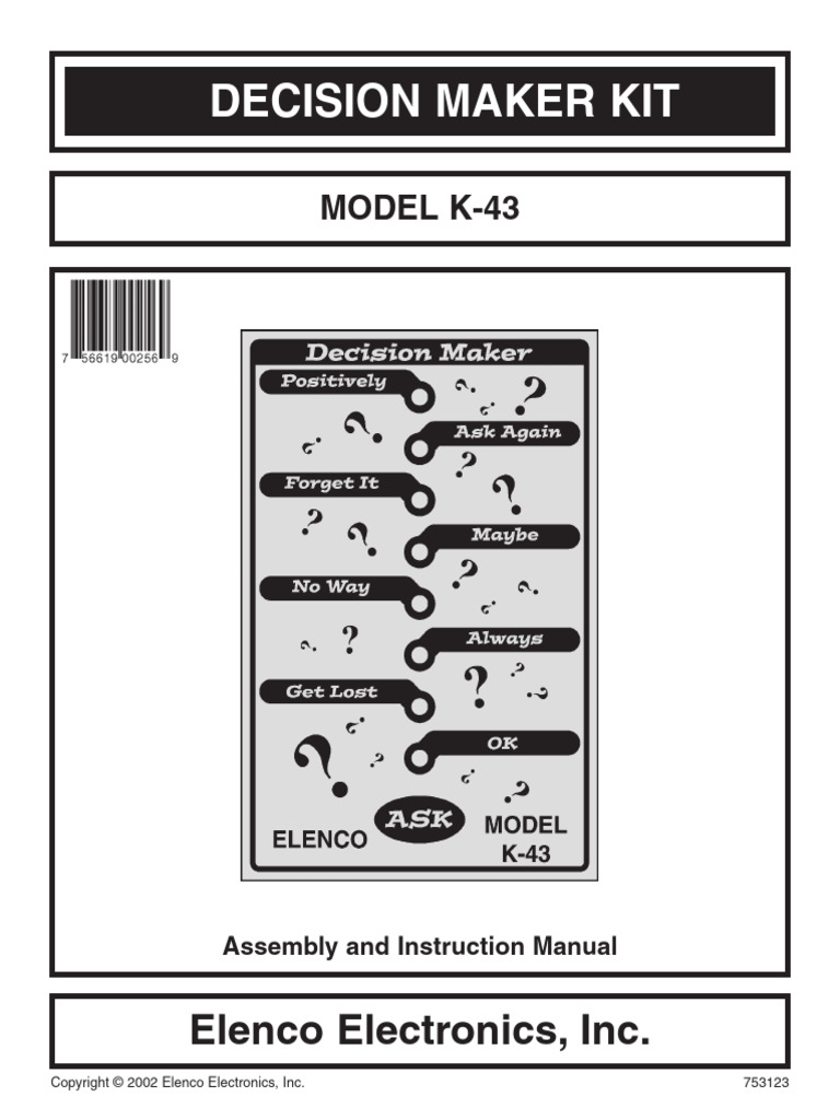 ELENCO DECISION MAKER KIT | PDF | Printed Circuit Board | Soldering