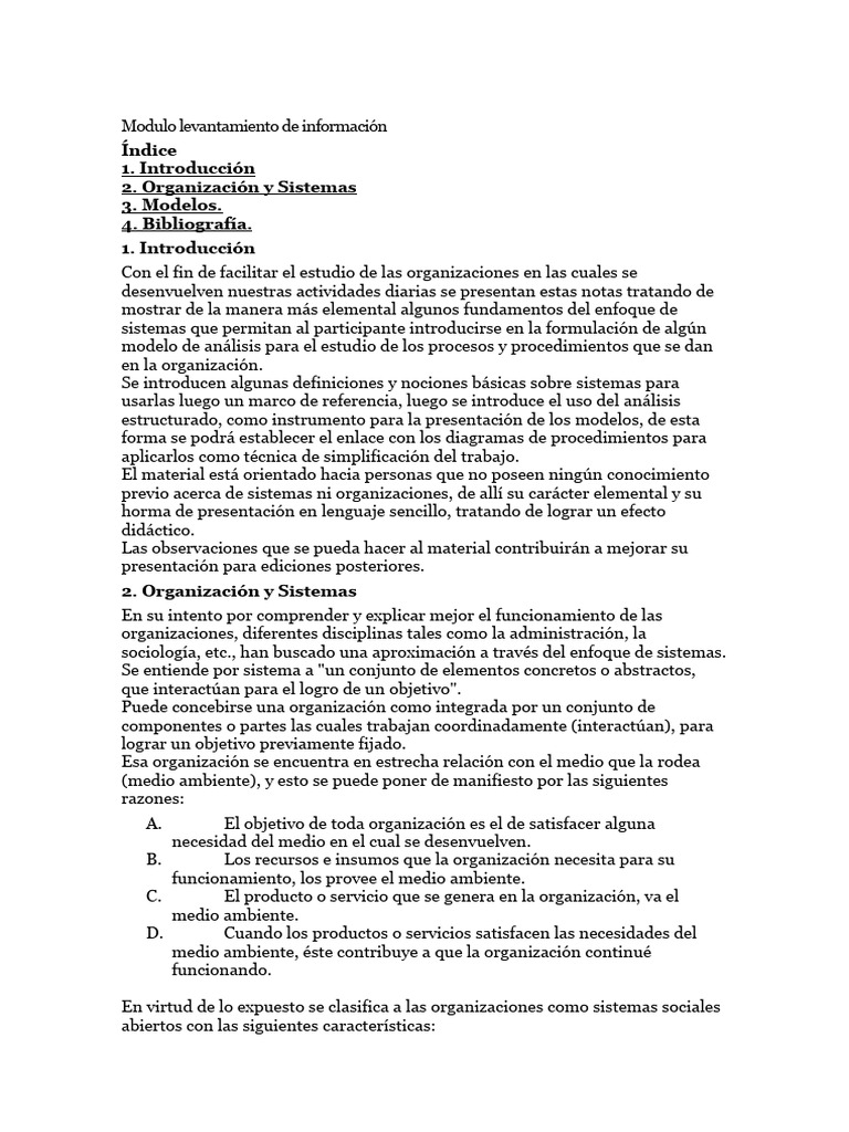 Modulo levantamiento de información | PDF | Cuestionario | Metodología de encuesta